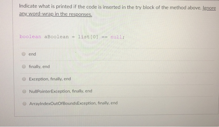 Solved Question 7 3 pt public atatie void main (Stringt | Chegg.com Solved Question 7 3 pt public atatie void main (Stringt | Chegg.com