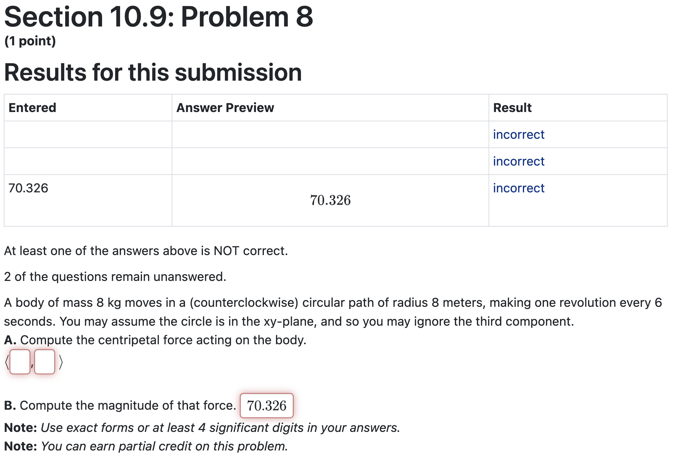 Solved Can anyone plz do A and B? ﻿The last answer I got was | Chegg.com