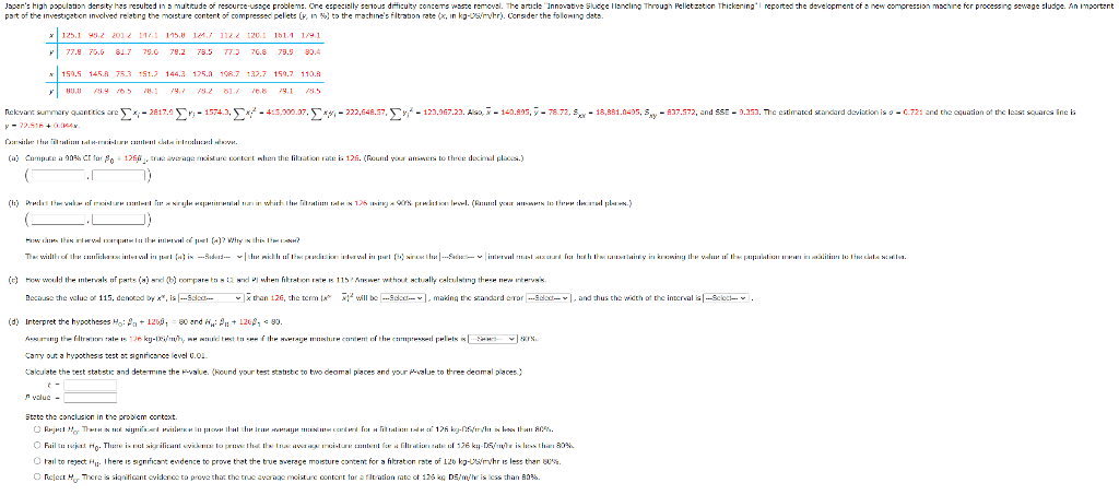 - 72.5th + a.kers. i i 1 (d) Intarpret te hypotheses | Chegg.com