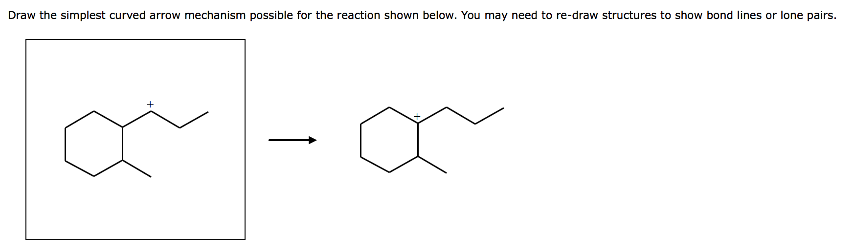 Solved Draw the simplest curved arrow mechanism possible for | Chegg.com