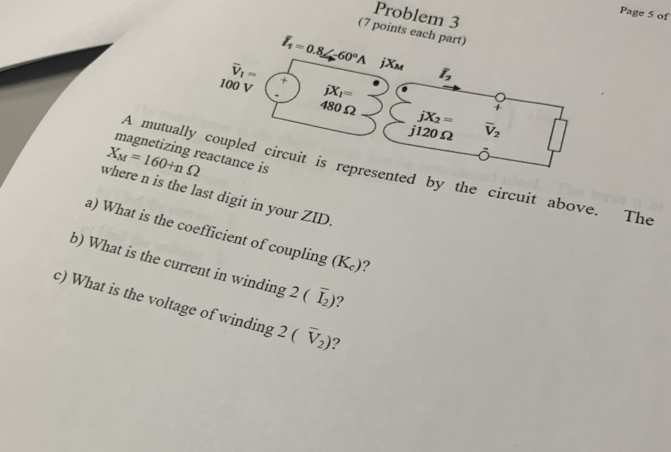 Solved Problem 3 (7 points each part) Page 5 of In = | Chegg.com