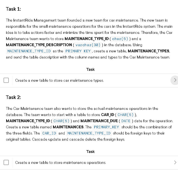 Solved The Driver Relationship team wants to have quick | Chegg.com
