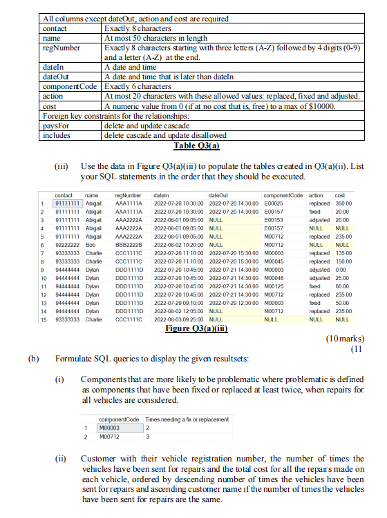 Solved Transform the ERD in Figure Q3(a)(i) into a logical | Chegg.com