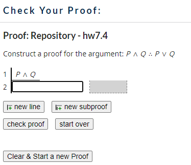 Solved Using the checker: A V Notation for logic operators | Chegg.com
