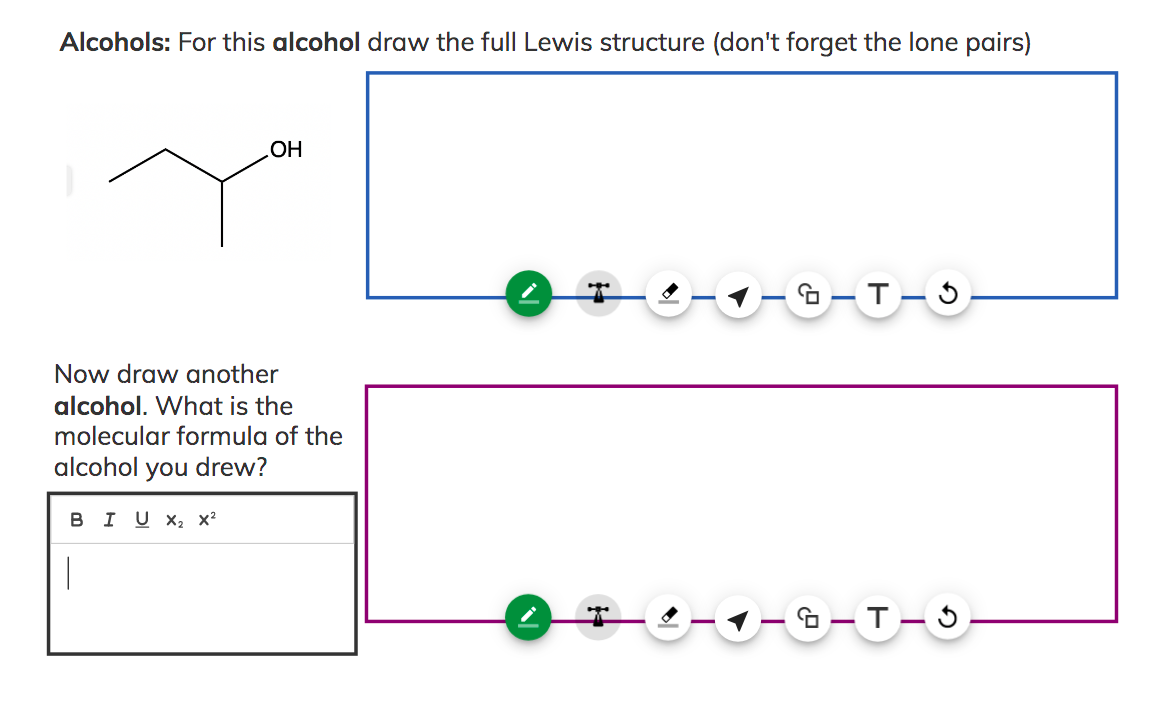 Solved Alcohols: For this alcohol draw the full Lewis | Chegg.com