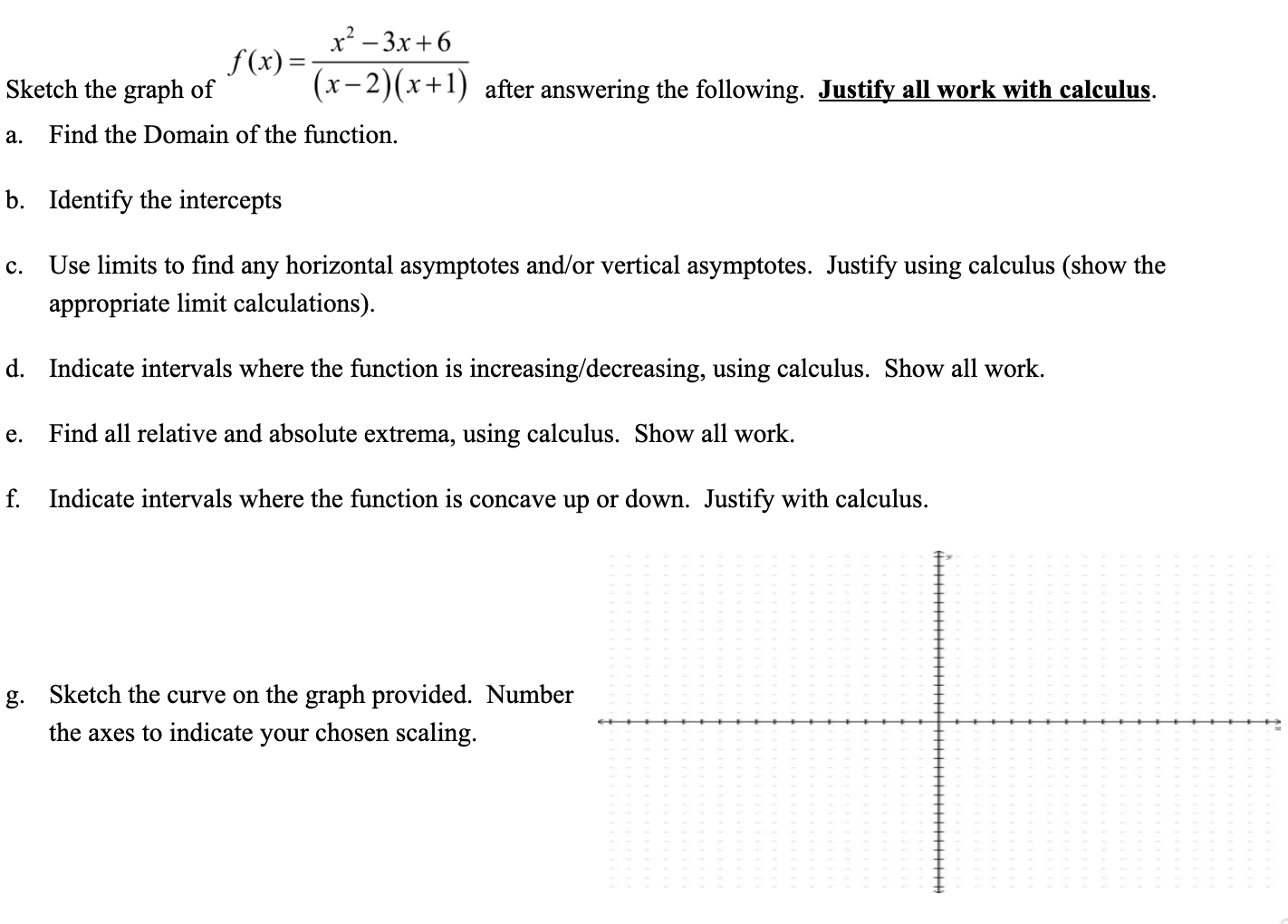 Solved F x X 3x 6 Sketch The Graph Of x 2 x 1 After Chegg