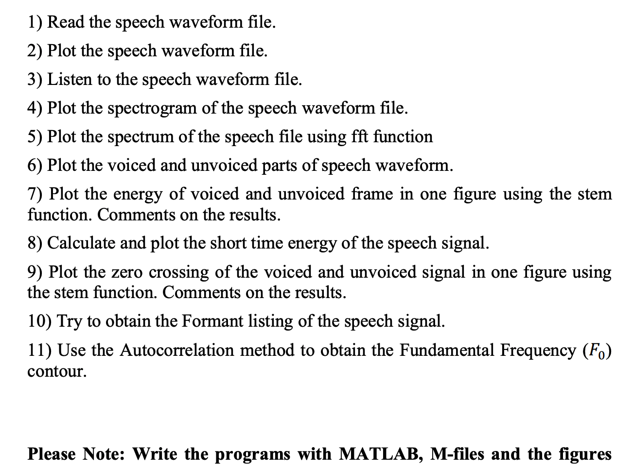 Solved You can use any sound file for the purpose of solving | Chegg.com