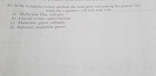 Solved 49. In hes 3- In the Schaeffer-Fulton method, the | Chegg.com