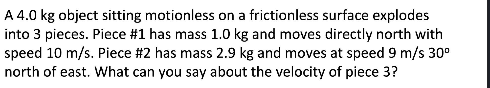 High Quality Solution A 4 0 kg Object Sitting Motionless On A