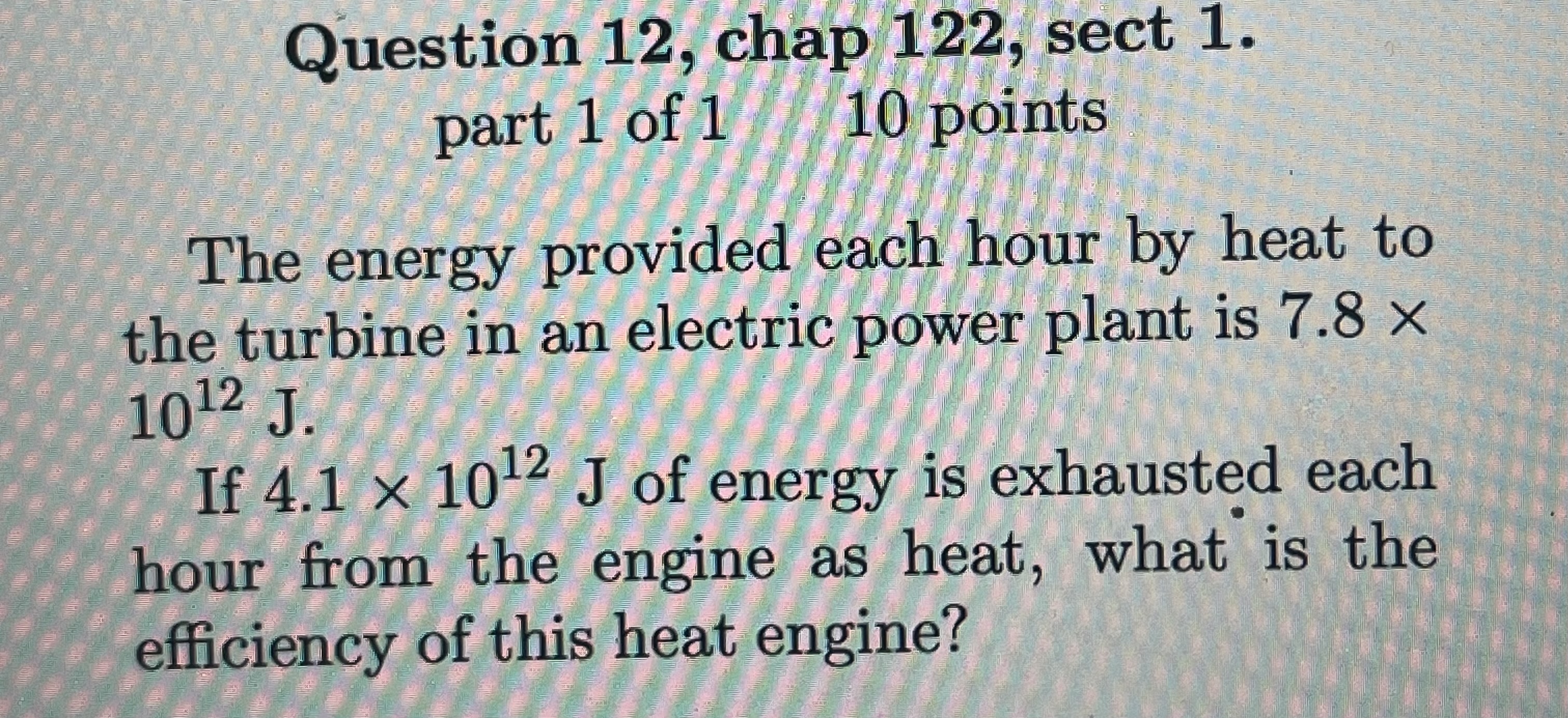 Solved Question 12, ﻿chap 122, sect 1.part 1 of 1,10 | Chegg.com