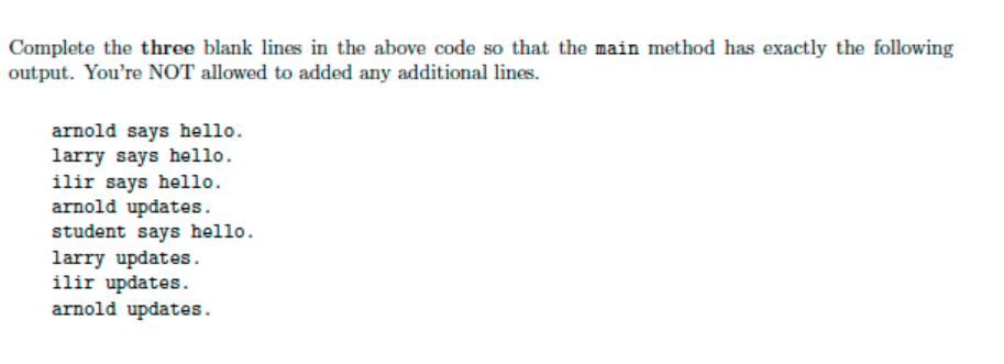 Solved ider the following code: import java.util.Observable; | Chegg.com