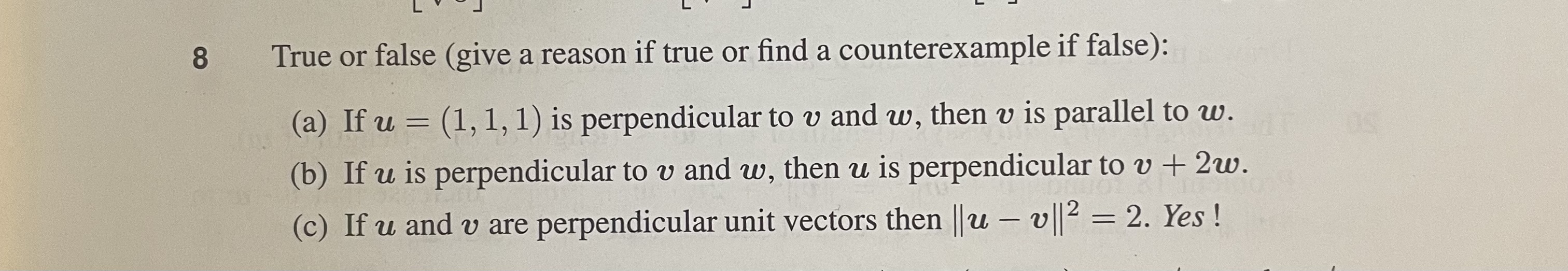 Solved 8 ﻿True or false (give a reason if true or find a | Chegg.com