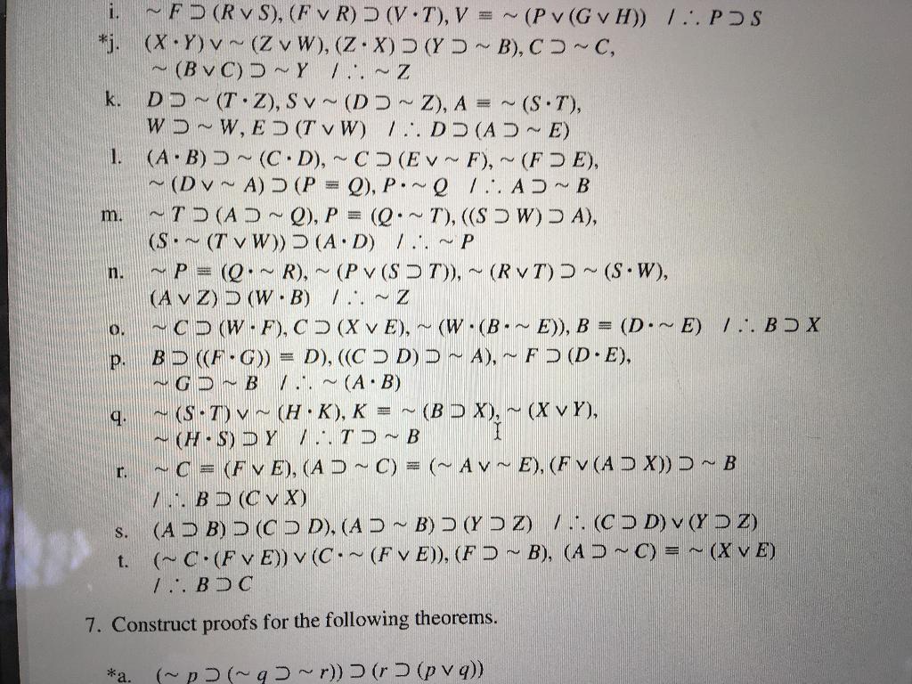 Solved Understanding Symbolic Logic 5th Edition Construct | Chegg.com