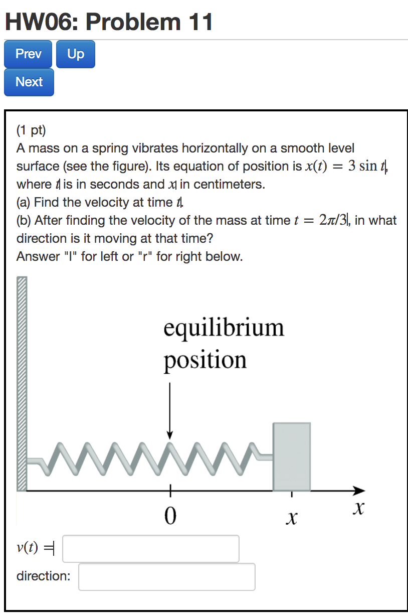 Solved HW06: Problem 10 Prev Up Next Answer Preview Entered | Chegg.com