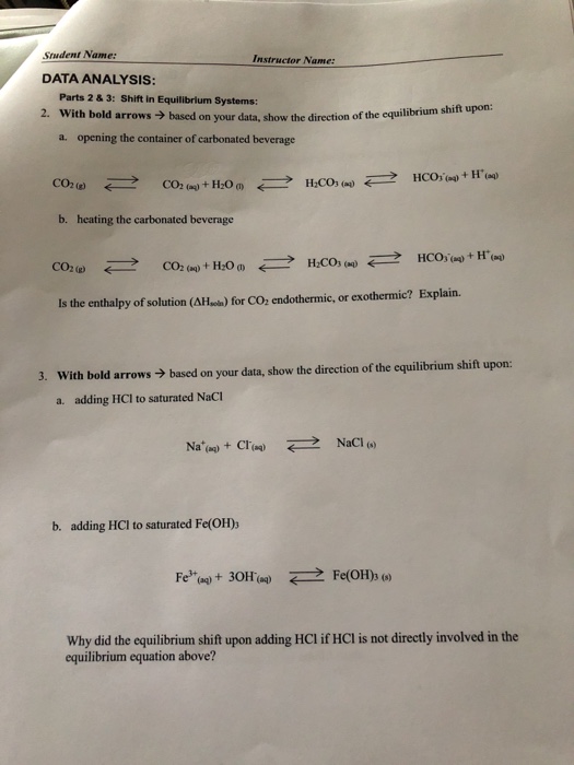 Solved Student Name: Instructor Name DATA ANALYSIS: Parts 2 | Chegg.com