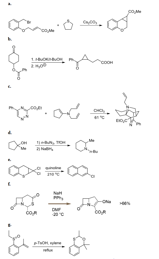 Solved Suggest reasonable mechanisms for each of the | Chegg.com