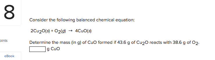 Solved Consider the following balanced chemical | Chegg.com