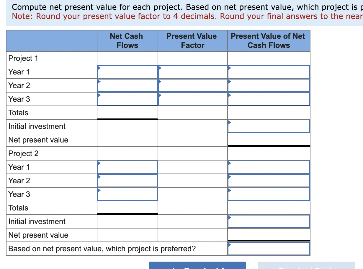 Solved Exercise 11-9 (Algo) Payback period; net present | Chegg.com