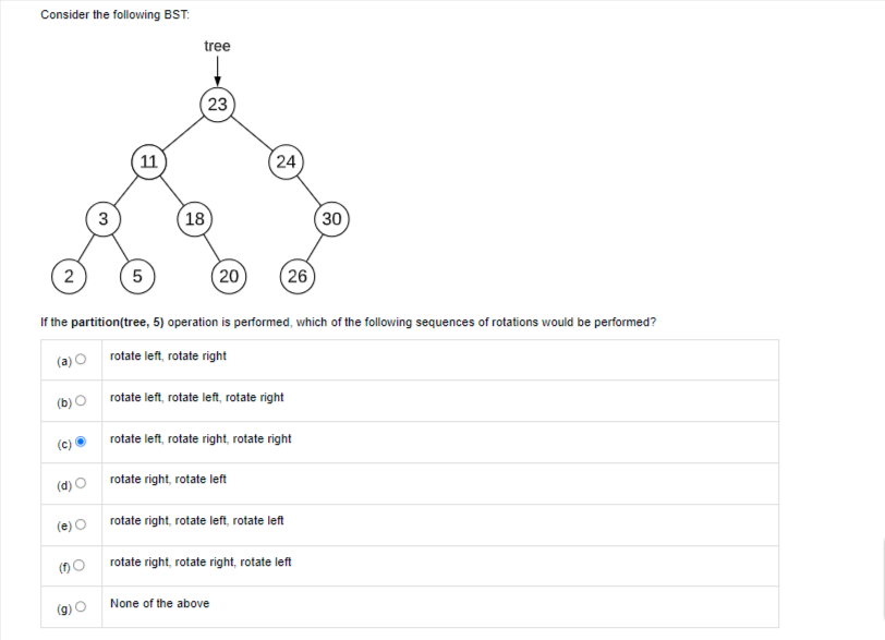 Solved Consider the following BST:If the partition(tree, 5 ) | Chegg.com Solved Consider the following BST:If the partition(tree, 5 ) | Chegg.com