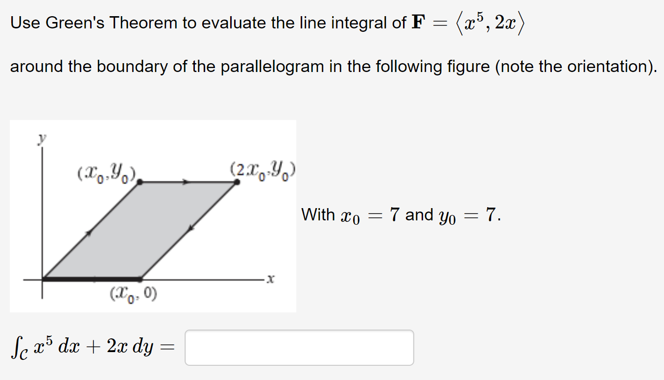 Solved Use Green's Theorem to evaluate the line integral of | Chegg.com