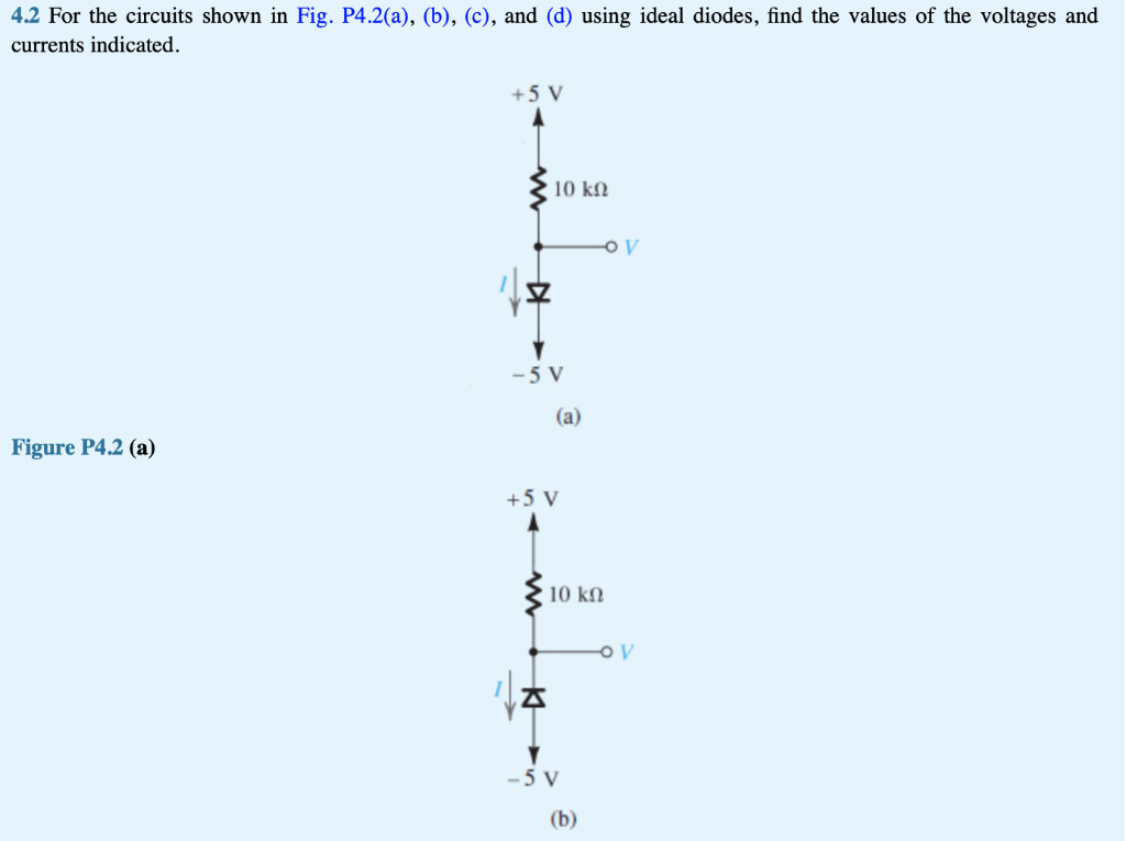 Solved 4.2 For the circuits shown in Fig. P4.2(a), (b), (c), | Chegg.com