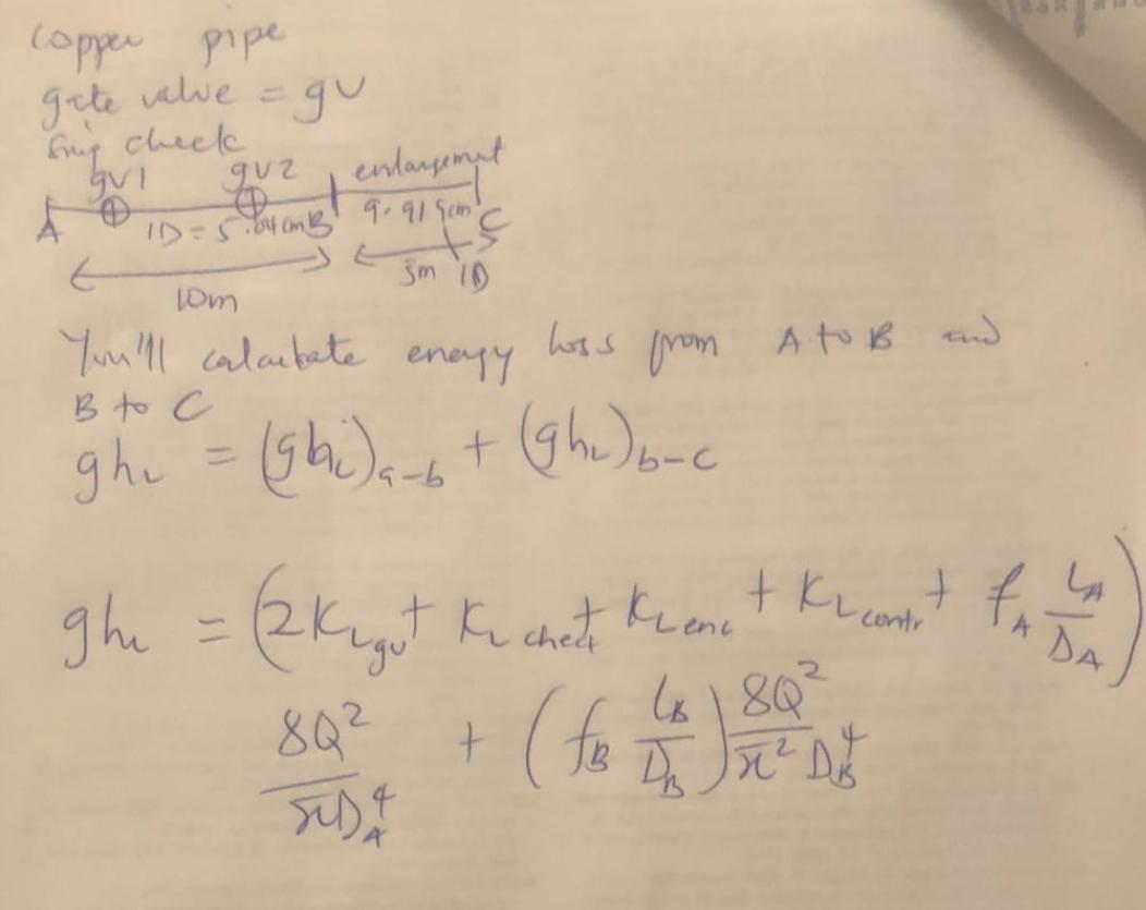 Solved A 10-m-long, 5.042-cm I.D. copper pipe has two fully | Chegg.com