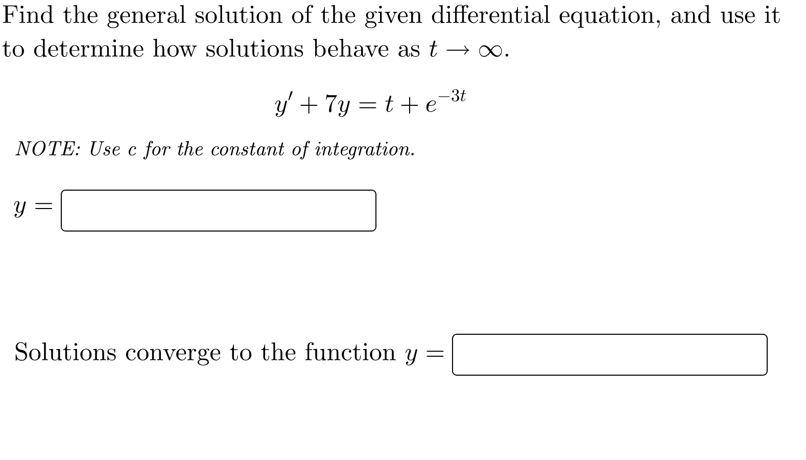 Solved find the general solution of the differential | Chegg.com