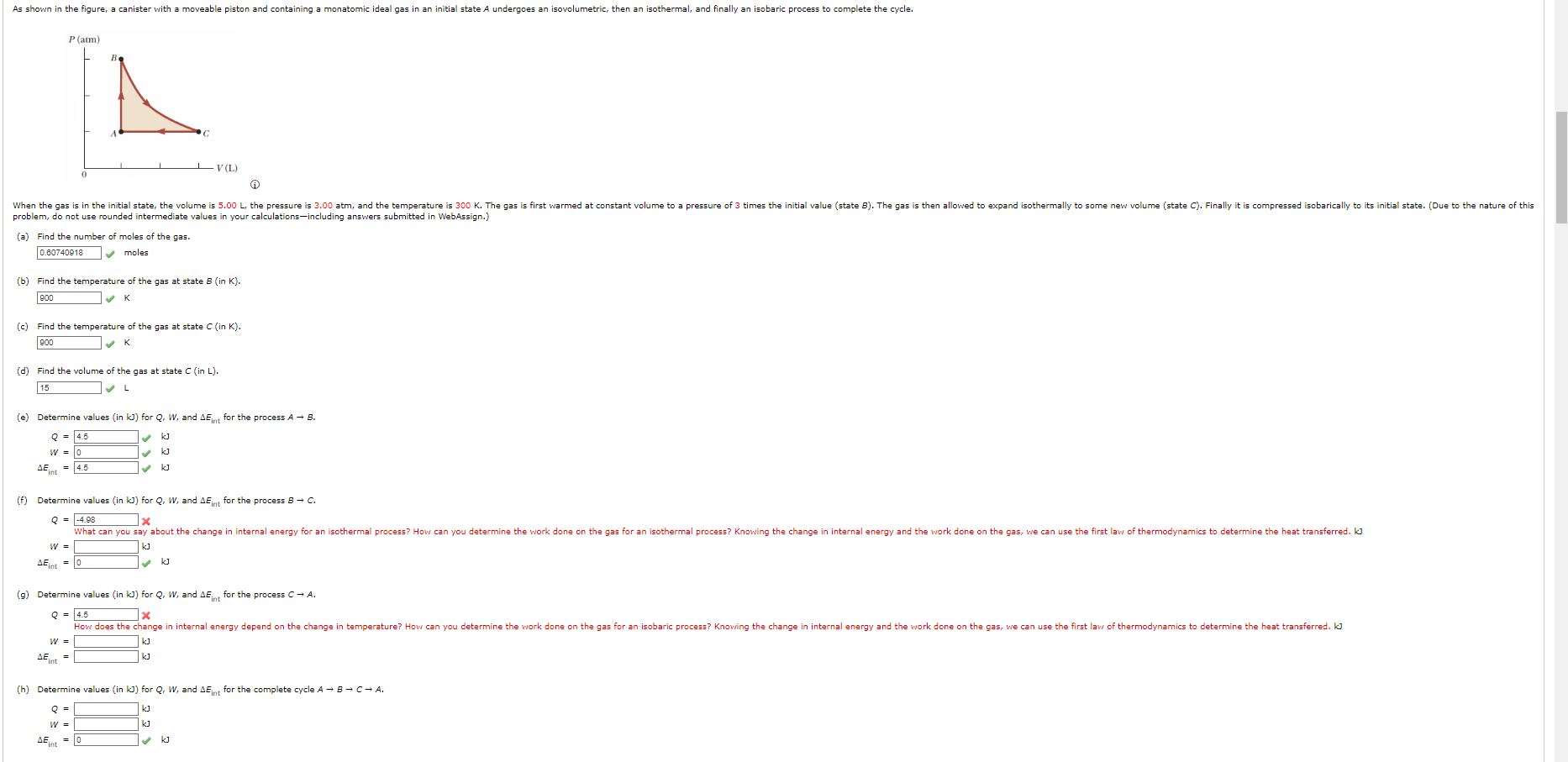 Solved problem, do not use rounded intermediate values in | Chegg.com