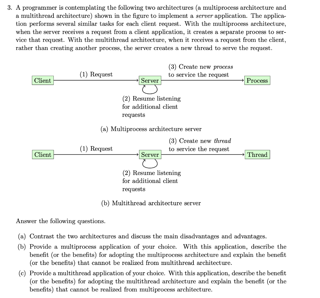 3. A programmer is contemplating the following two | Chegg.com