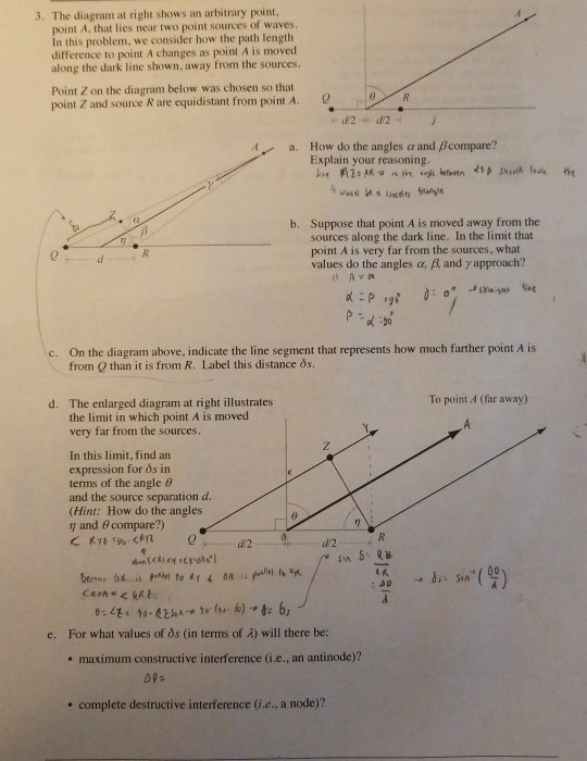 Solved 3. The diagram at right shows an arbitrary point | Chegg.com
