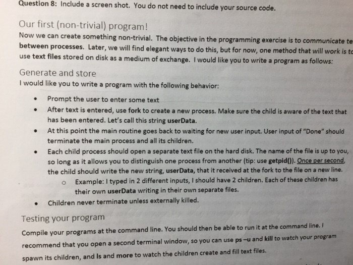 Solved Our first (non-trivial) program! Now we can create | Chegg.com