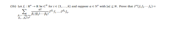 Solved (5b) Let fi : DR" – H be C' for i e {1,..., k} and | Chegg.com