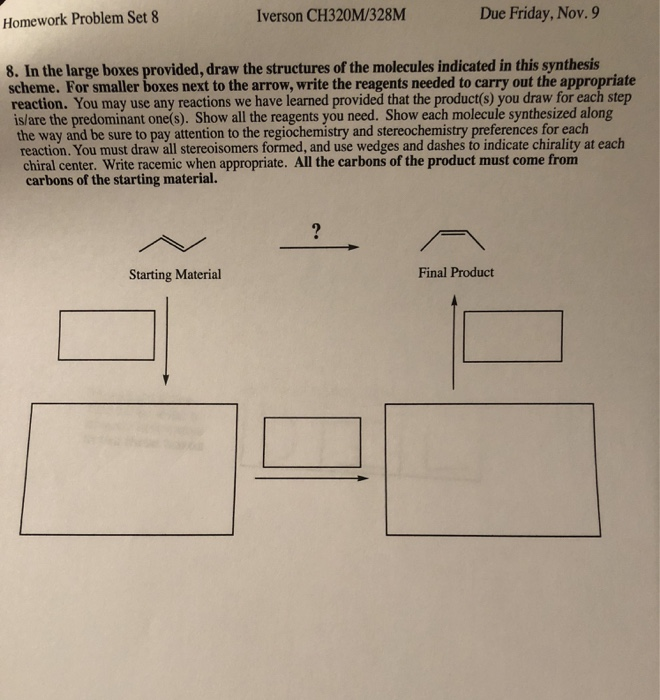 Solved Iverson CH320M/328M Due Friday, Nov. 9 Homework | Chegg.com Solved Iverson CH320M/328M Due Friday, Nov. 9 Homework | Chegg.com