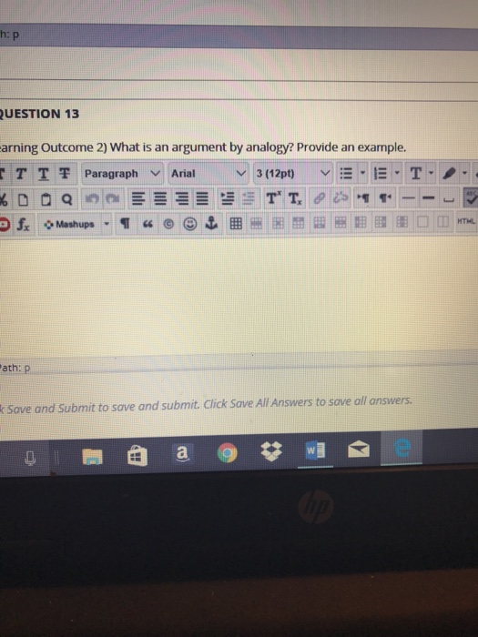 Solved what is an argument by analogy? provide an example | Chegg.com