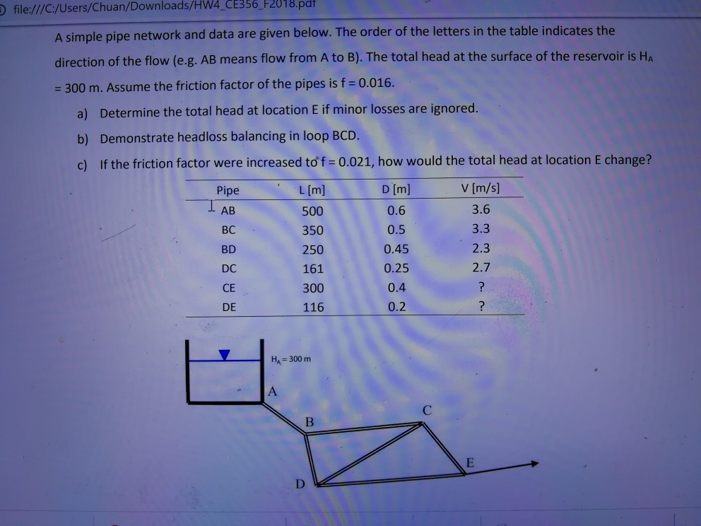 Solved file:///C:/Users/Chuan/Downloads/HW4_CE356 F2018.pdf | Chegg.com