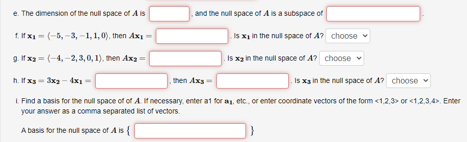 Solved Suppose a1, a2, a3, a4, and a5 are vectors in R3, A = | Chegg.com