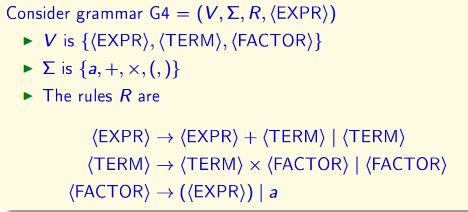 Solved Consider grammar G4 = (V, E, R, (EXPR)) Vis {{EXPR), | Chegg.com