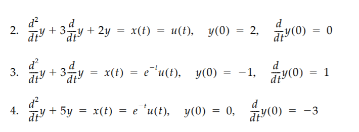 Solved Find the Laplace transform for each of the following | Chegg.com