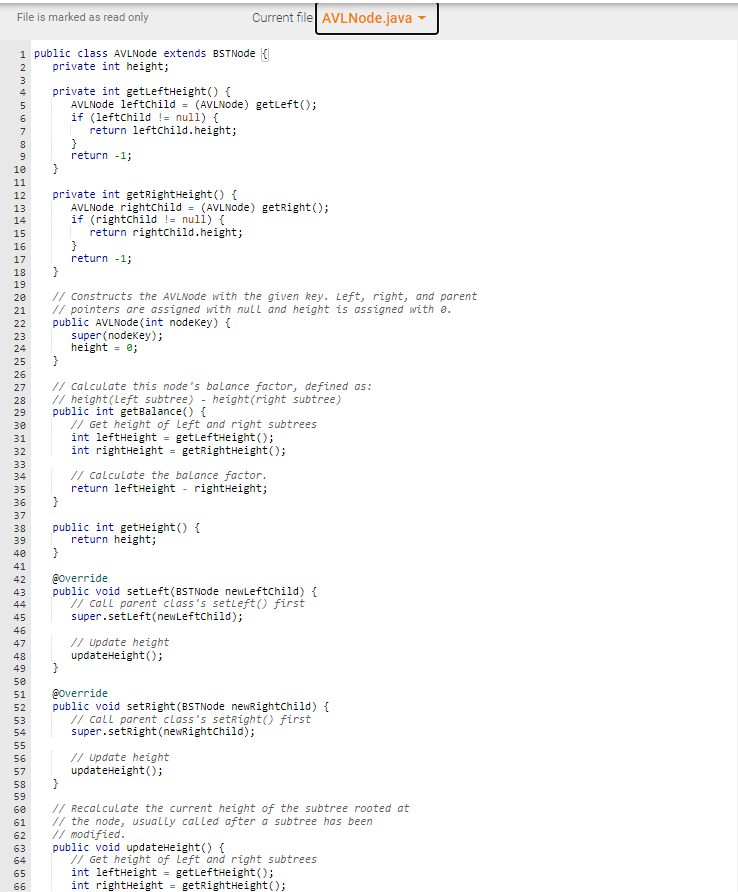 Solved Step 1: Inspect the BSTNode.java and | Chegg.com