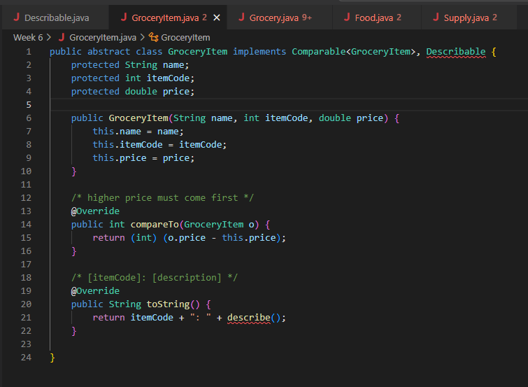 Solved Homework 06 - Grocery Store Problem Description | Chegg.com