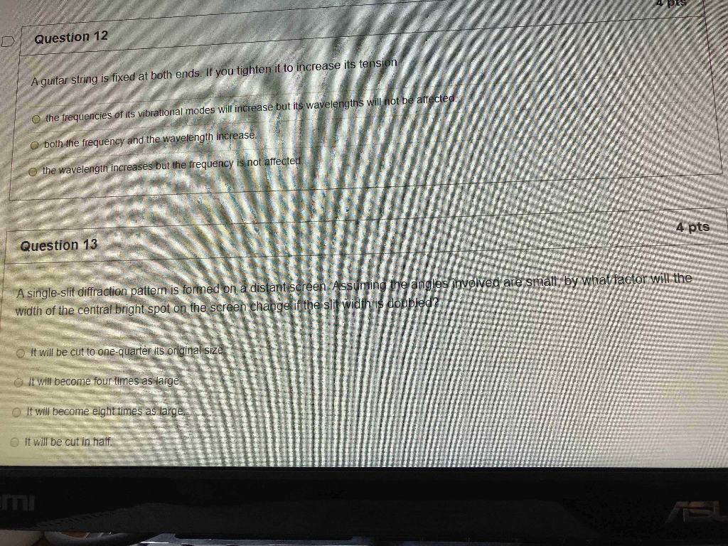 Solved Question 12 A guitar string is fixed at both ends. If | Chegg.com