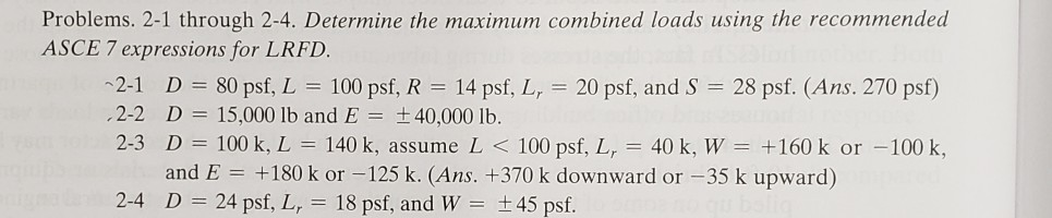 Solved Problems. 2-1 through 2-4. Determine the maximum | Chegg.com