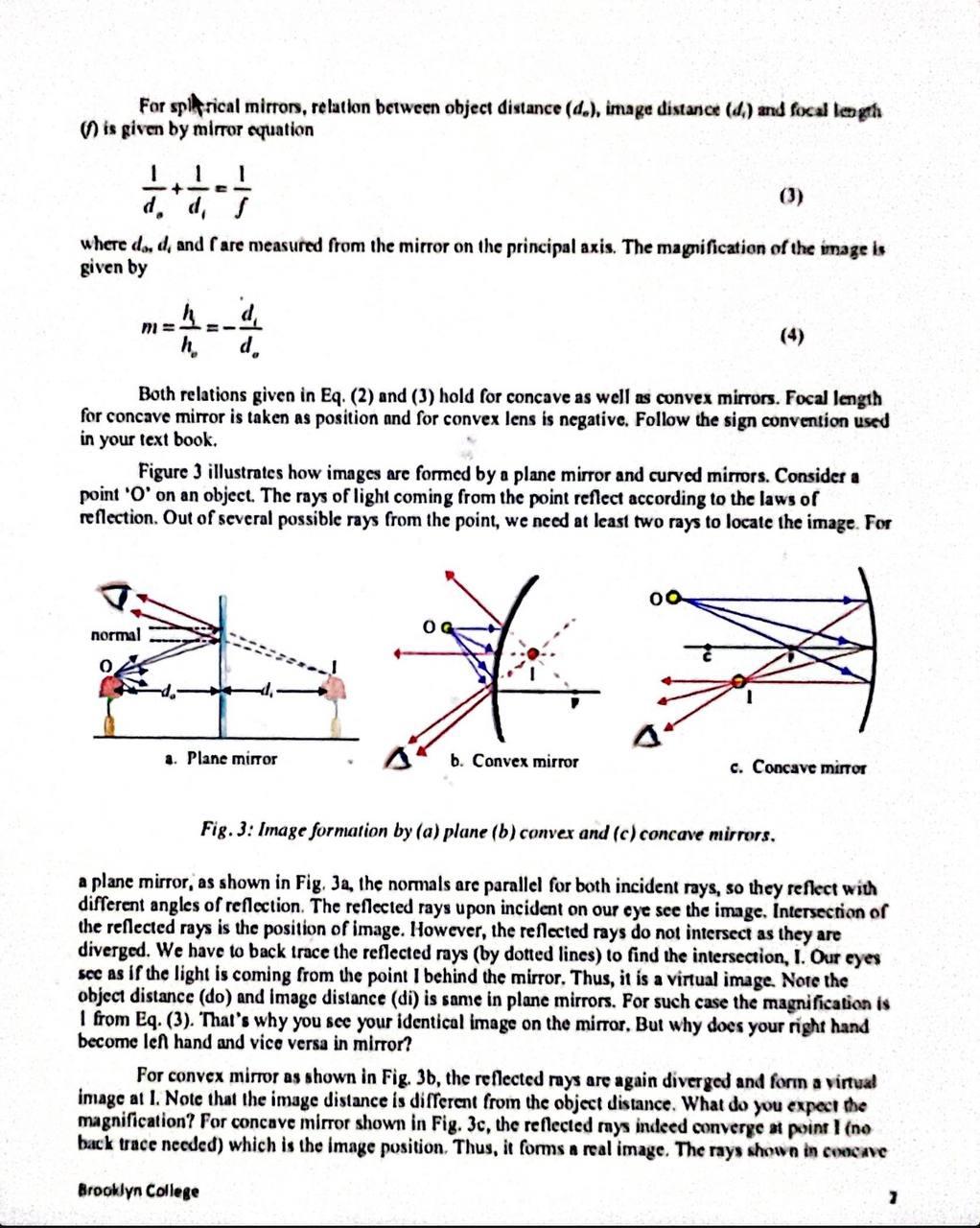 Solved Purpose a. To study the reflection of light b. To | Chegg.com