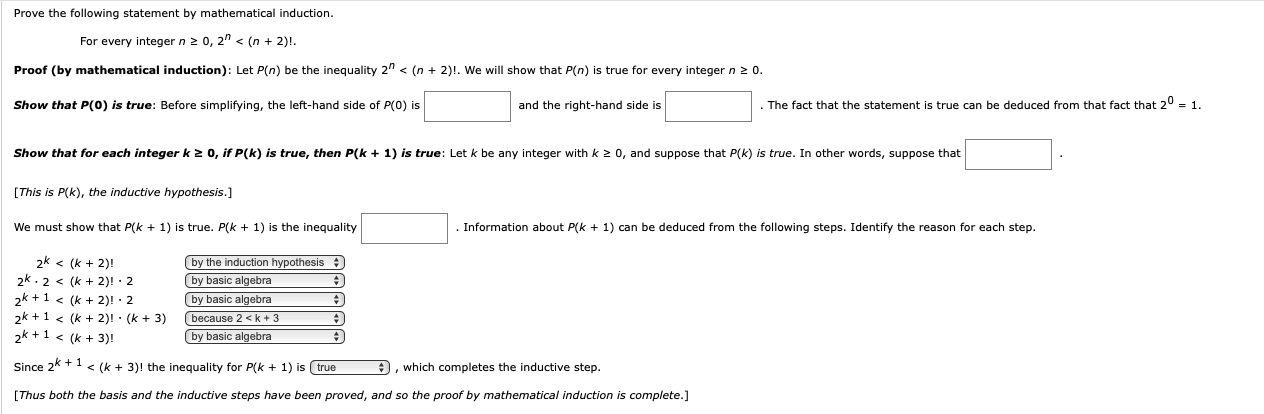 Solved Prove The Following Statement By Mathematical
