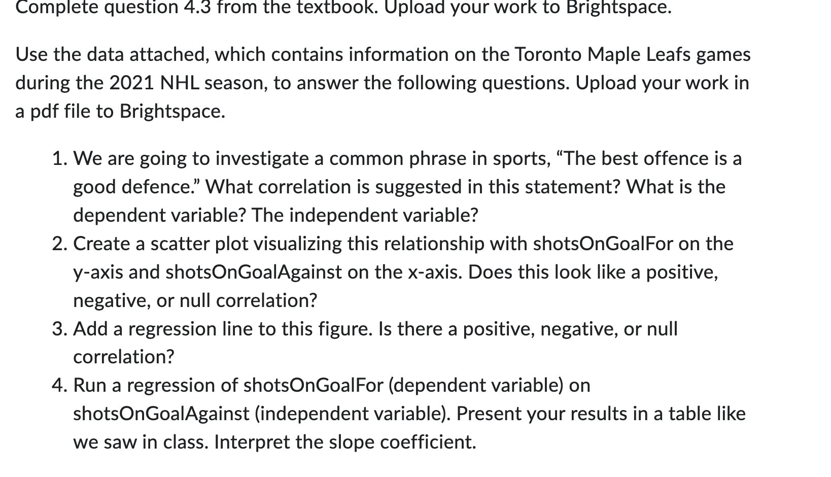 Solved Complete question 4.3 trom the textbook. Upload your | Chegg.com