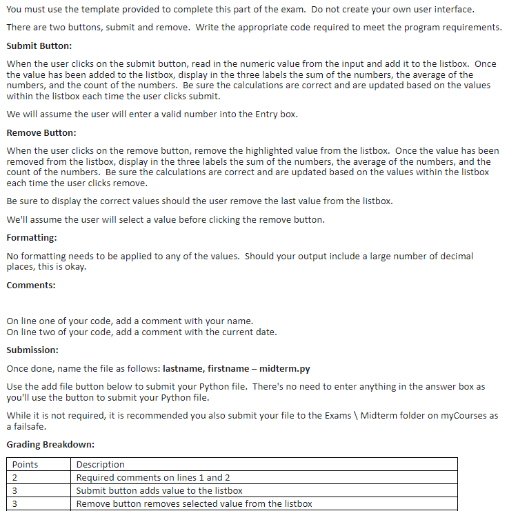 Solved from tkinter import *root = Tk()root.title("Midterm | Chegg.com