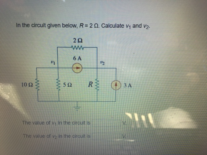 Solved In the circuit given below, R = 2 Omega. Calculate | Chegg.com
