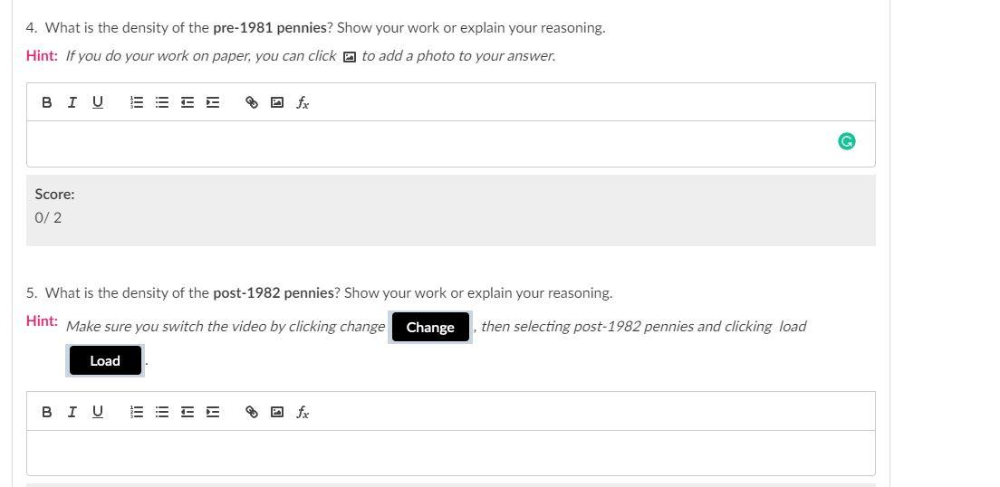 Solved 4. What is the density of the pre-1981 pennies? Show | Chegg.com