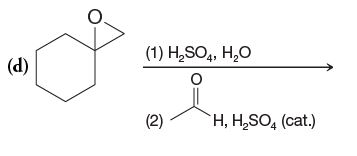 Solved (1) H2SO4, H,0 (2) H, H2SO4 (cat.) | Chegg.com