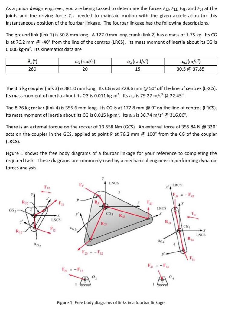 As a junior design engineer, you are being tasked to | Chegg.com